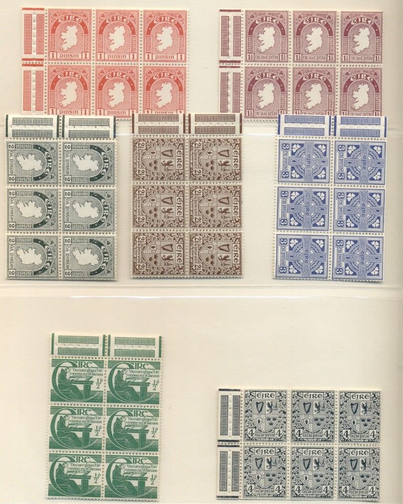 IRELAND COLLECTION 1937-1989, in Lindner Hingeless Album, Mint, Scott ...