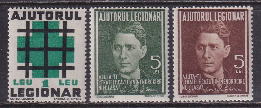Romania (1940) Ajutorul Legionar MH complete set | Europe - Romania ...