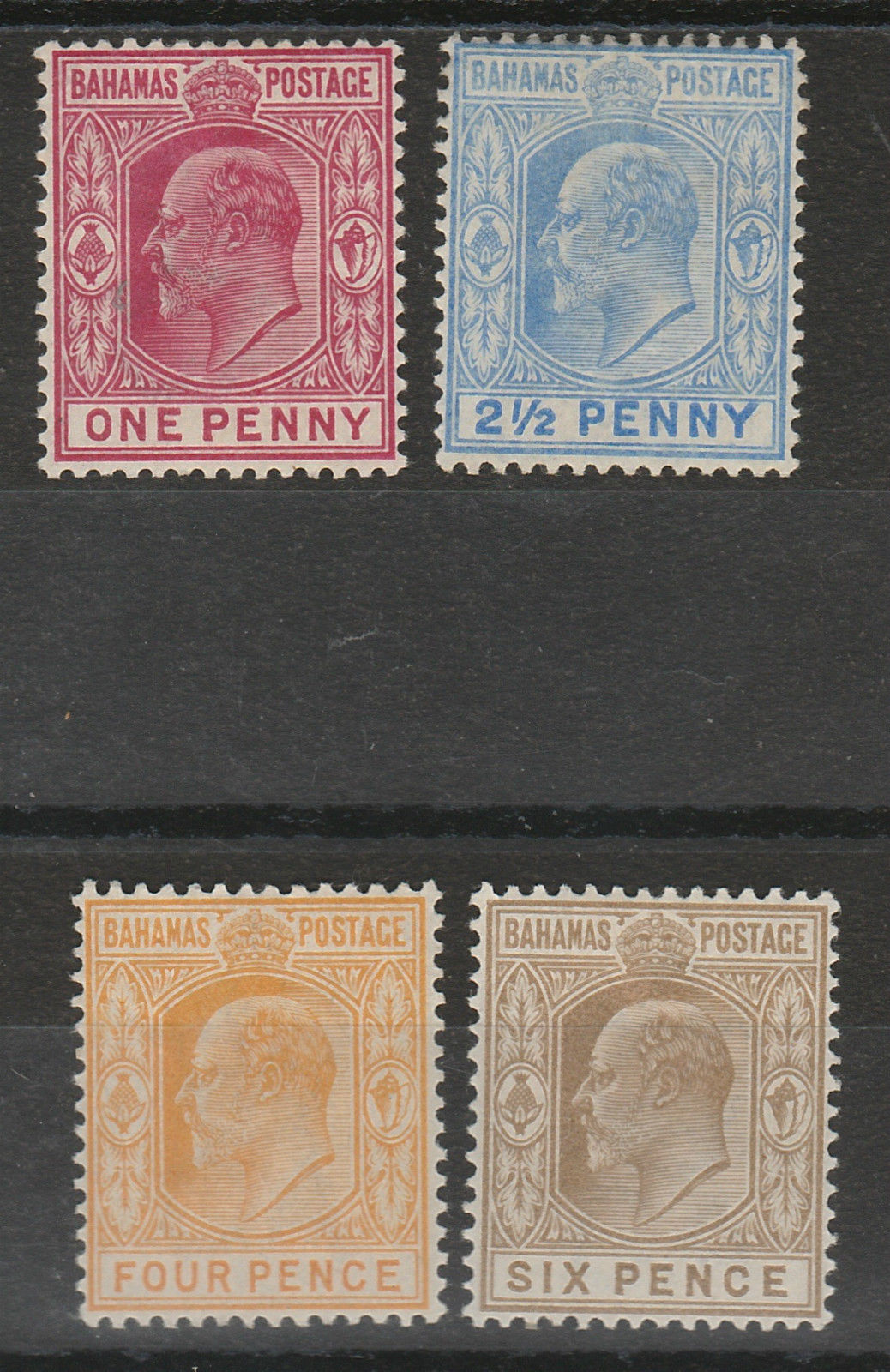 Bahamas 1902 Kevii Range to 6d WMK Crown CA | Caribbean - Bahamas ...