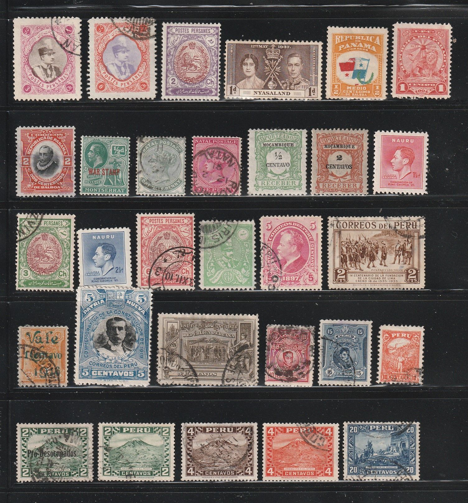 Pre 1941 Worldwide Collection A - 4 Scans - All the stamps are in the ...