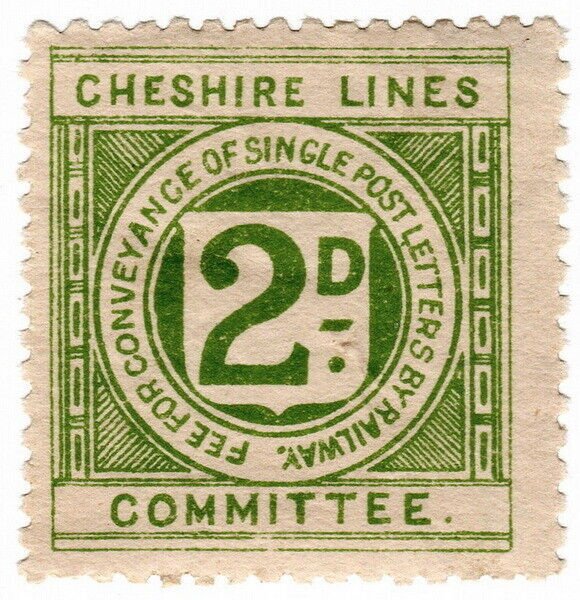 (I.B) Cheshire Lines Committee Railway : Letter Stamp 2d | Great ...