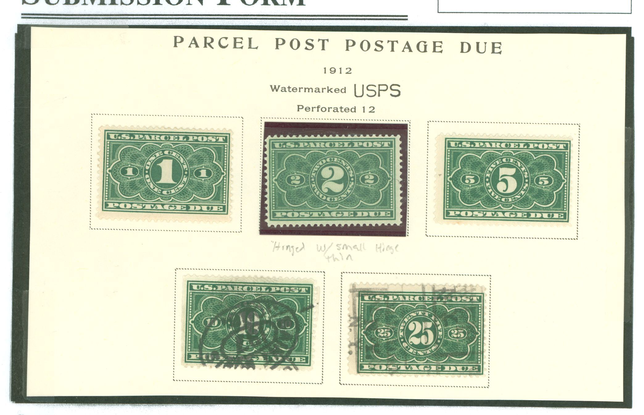 United States #JQ1-JQ5 Single (Complete Set) | United States, Postage ...