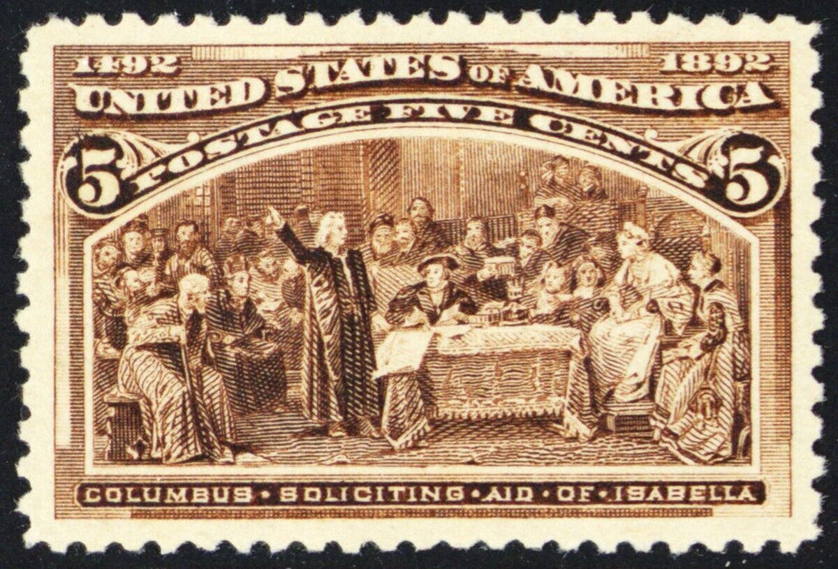 234, Mint XF NH 5¢ Well Balanced Margins With PFC Cert - Stuart Katz ...