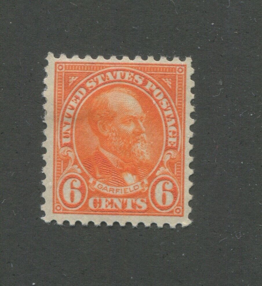 1922 James Garfield 6¢ United States Postage Stamp #558 Mint LH F/VF ...