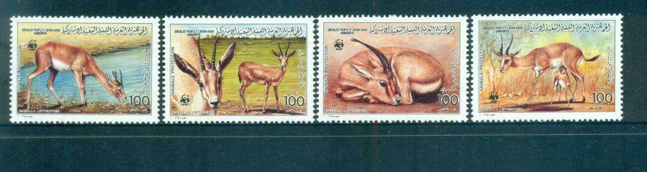 Libya 1987 WWF Slender Horned Gazelle MUH lot64063 | Africa - Libya ...