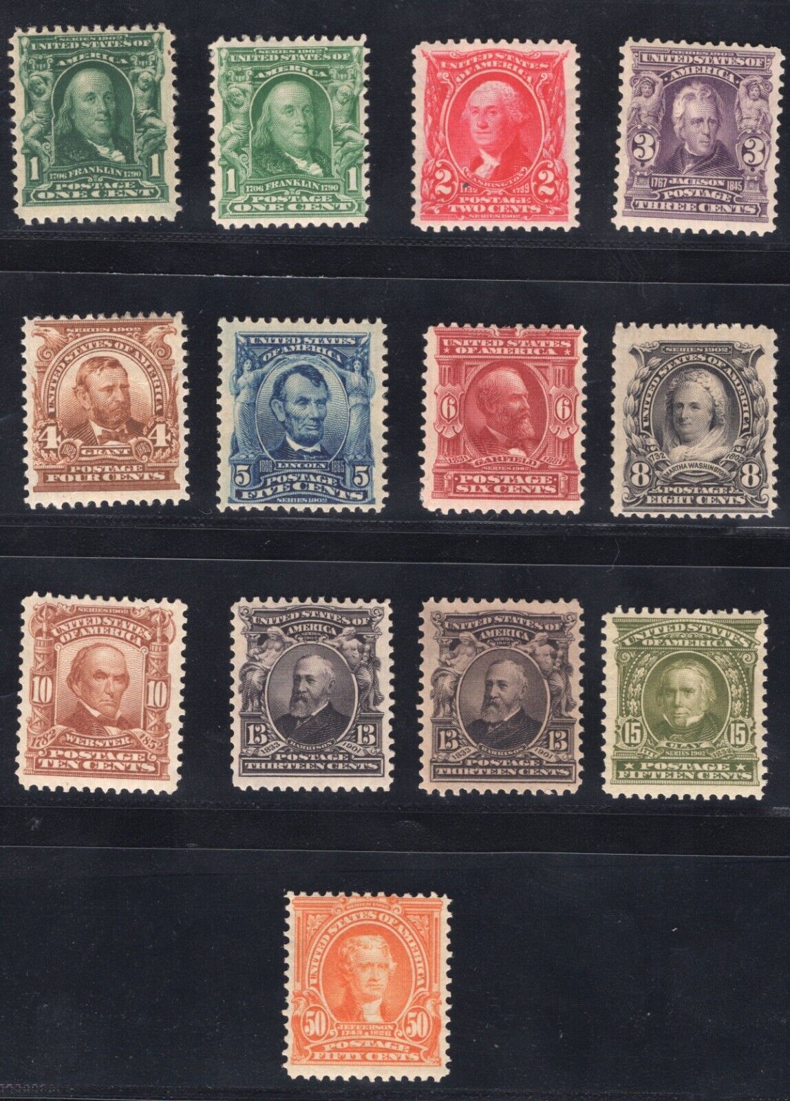US Stamps #300-310 Mint OG H LOT #78354 | United States, General Issue ...