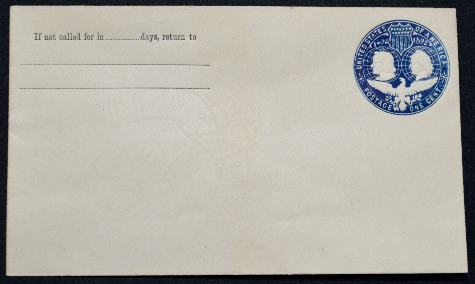 1893 US Sc. #U348 Columbian Expo envelope, mint entire, fair to good ...