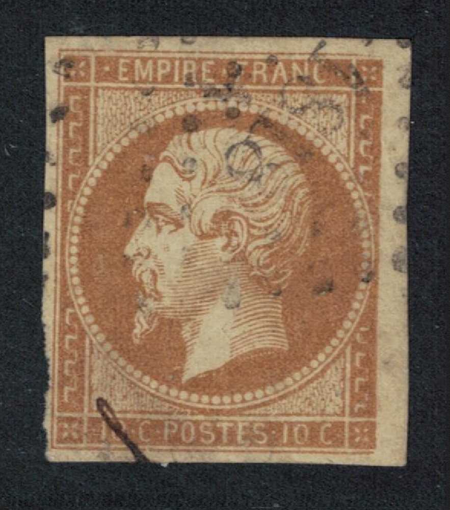France Napoleon III Emperor without Laurel Wreath 10 Imperf T1 1859 ...