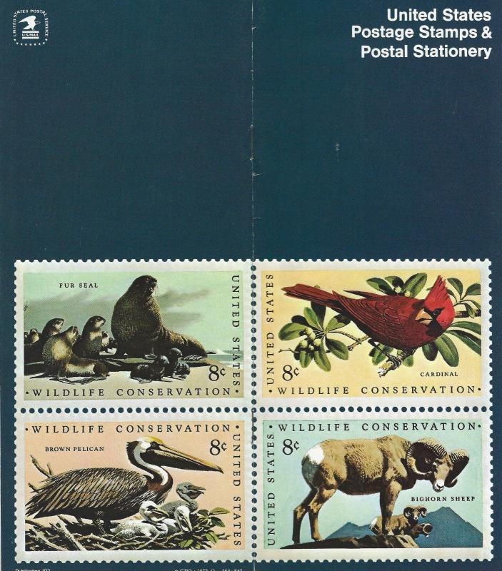 1972 UNITED STATES POSTAGE STAMPS & POSTAL STATIONARY BROCHURE #193 ...