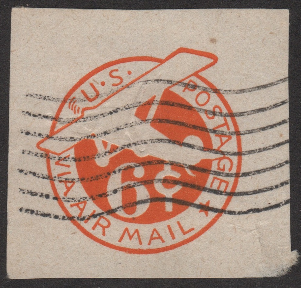 SC#UC4 6¢ Airmail Cut Square (1934) Used | United States, Postal Cards ...