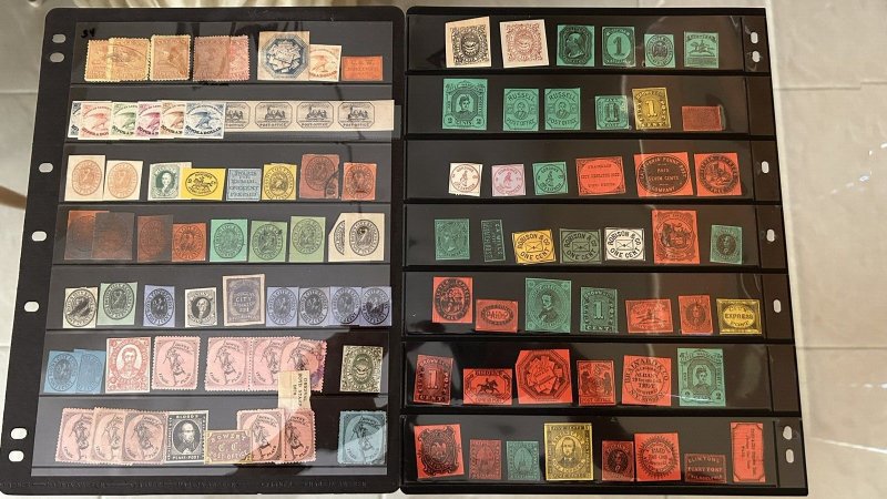 Locals and Carriers' Forgery, Bogus & Genuine LOT of 1700+ Stamps ...