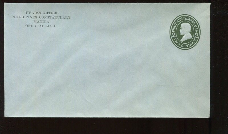 PHILIPPINES OB4 Unused Official Envelope Entire (UPSS CV $100) (928b ...