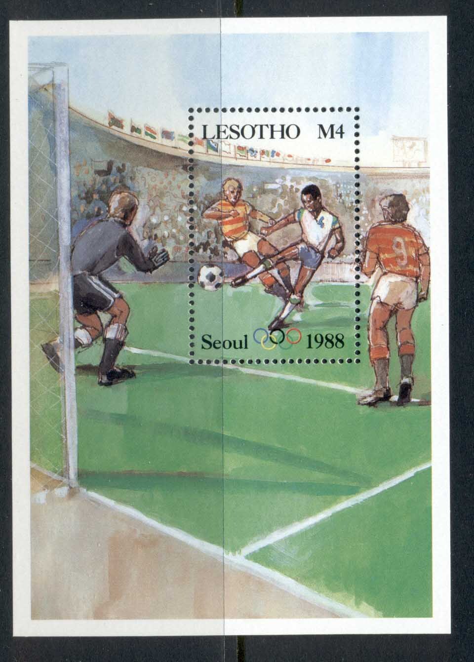 Lesotho 1987 Summer Olympics Seoul redrawn MSMUH | Africa - Lesotho ...