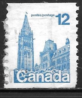 Canada 729i: 12c Houses of Parliament, used, F-VF | Canada, General ...