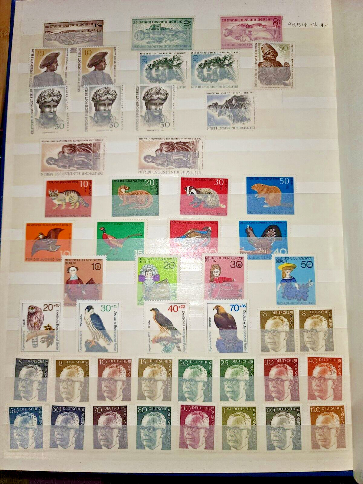 MINT German Stamp Album from 1945 Onward Neatly Organized | Worldwide ...