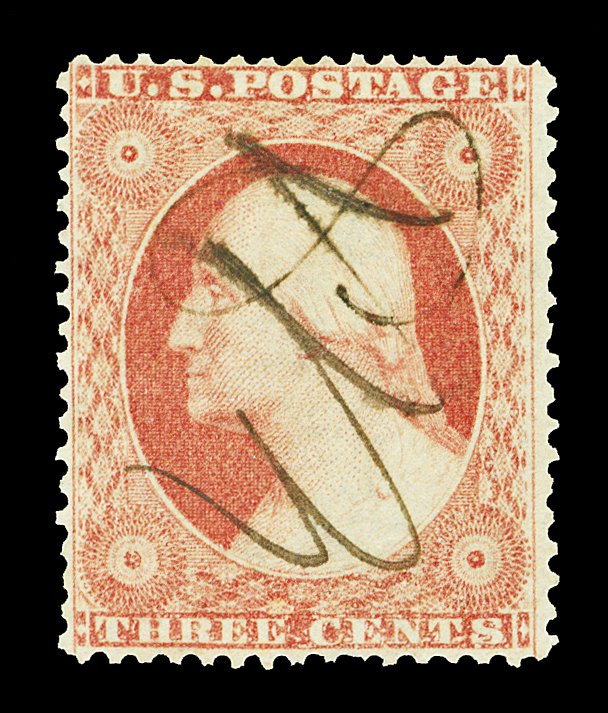 Scott 26 3c Washington Issue Type III Used VF Pen Cancel Cat $4 ...