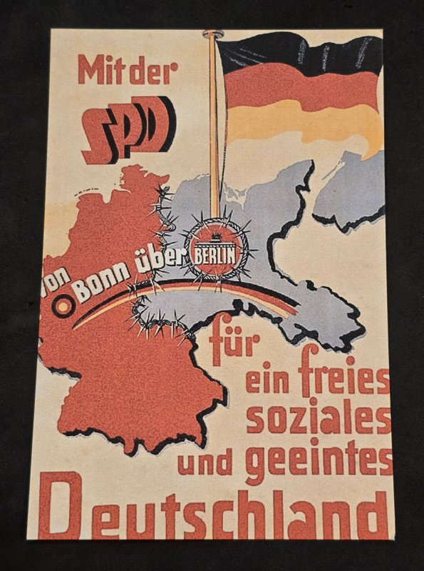BERLIN MAP IMPERIAL FLAG WWII WW2 Nazi German Third Reich Postcard ...