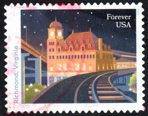 New 2023 - (63c) - Railroad Stations: "Richmond, Virginia" - USED ...