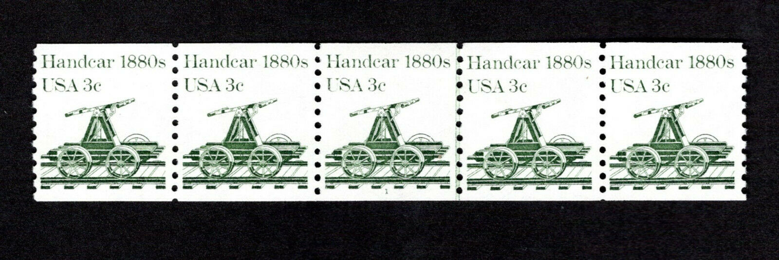 PNC5 1898 Handcar #1 MNH 1981-91 | United States, Stamp / HipStamp