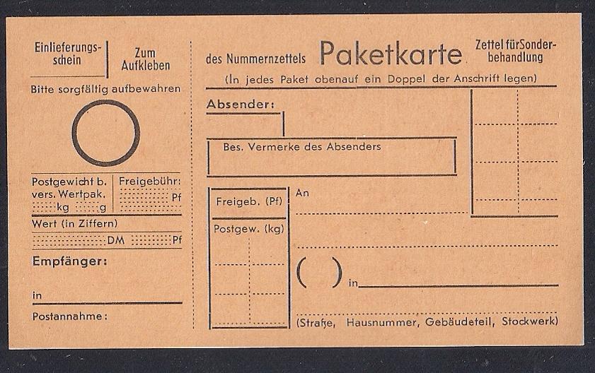 Kinderpost: 2 Toy Stamp Postal Forms Germany 1950s Scarce! | Europe ...