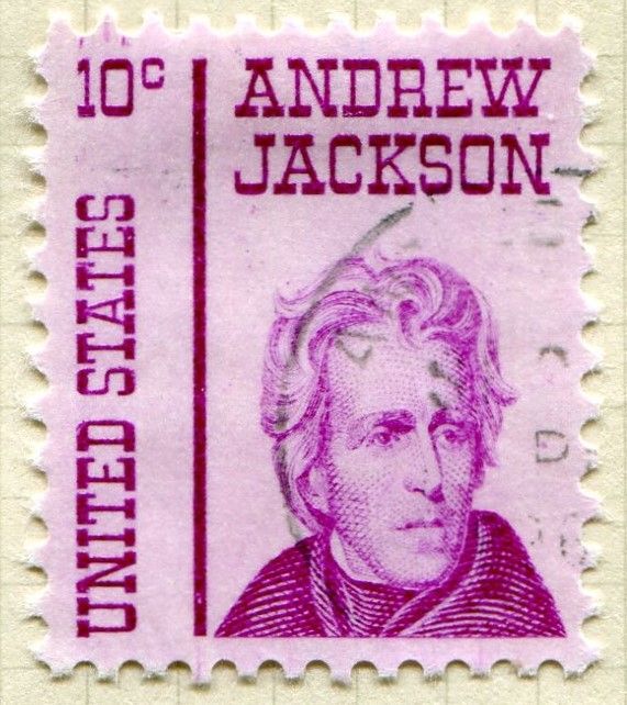 1286 10c Andrew Jackson Used | United States, General Issue Stamp ...