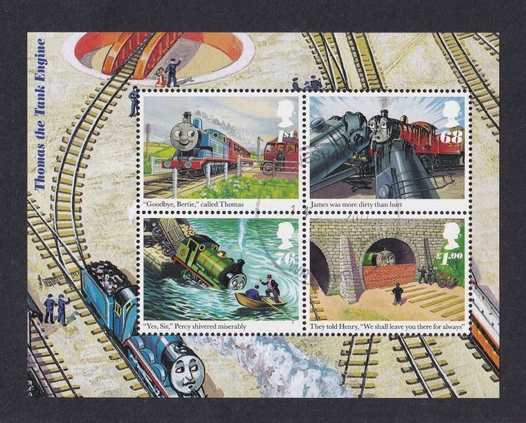 Great Britain #2914 cancelled 2011 sheet Thomas the tank engine | Great ...