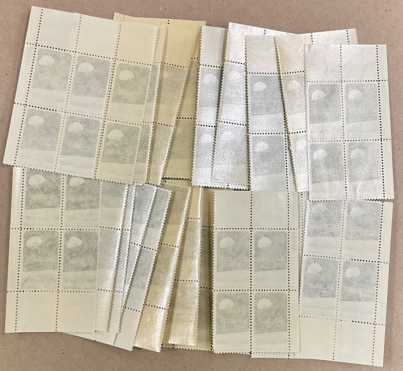 1371 Apollo 8 Space Mission 25 MNH 6 c Plate Blocks FV $6.00 1969 ...