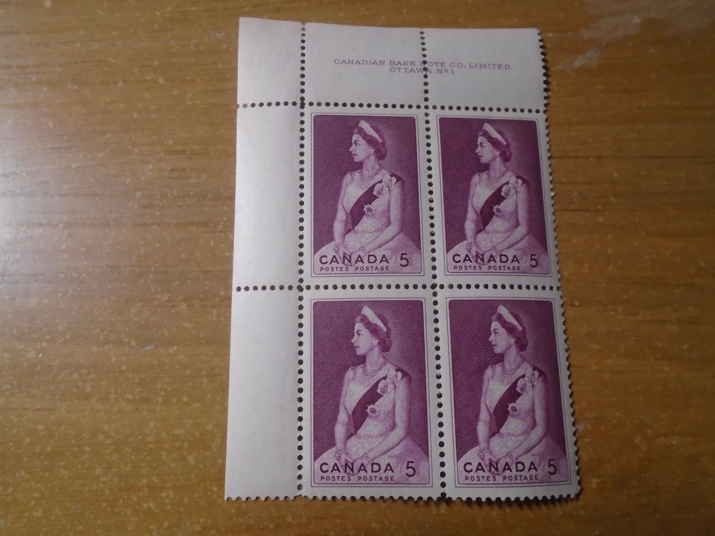 Canada # 433 UL #1 Plate Block | Canada, General Issue Stamp / HipStamp
