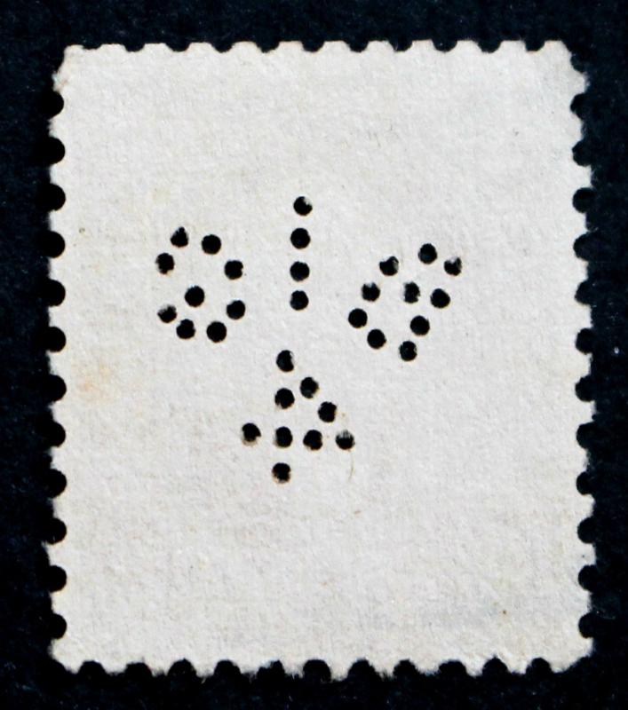 US #707 Used Perfin B139A Big Four Lines Railroad Cin Ohio 1902-32 (B ...