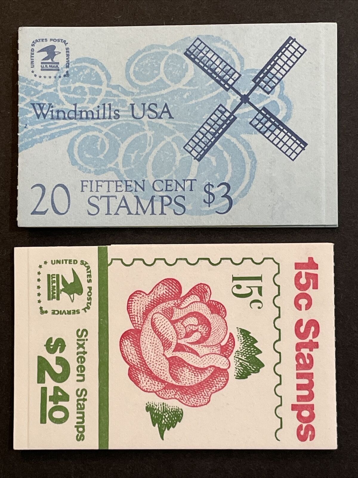 Two 15-Cent Complete Booklets Sc# BK134 (2 x 1737a) and BK135 (2 x ...