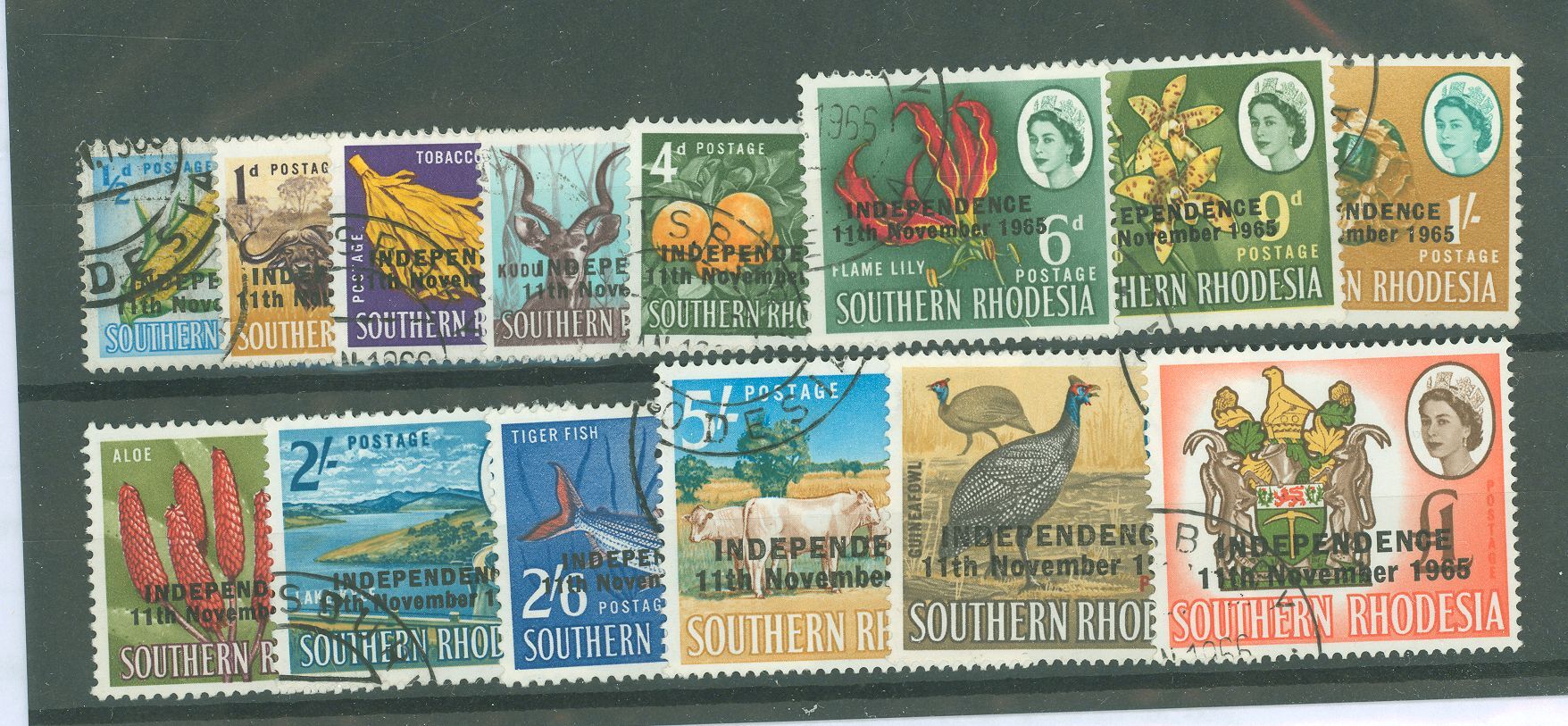 Rhodesia (1965-1978) #208-221 Single (Complete Set) | Worldwide - Other ...