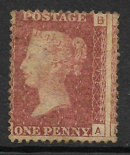 1858 Sg 43 1d Penny Red plate 175 Lettered B-A MOUNTED MINT | Great ...