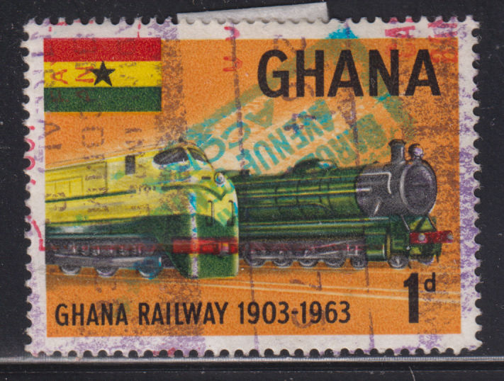 Ghana 156 Ghana Railway 1963 | Africa - Ghana, General Issue Stamp ...