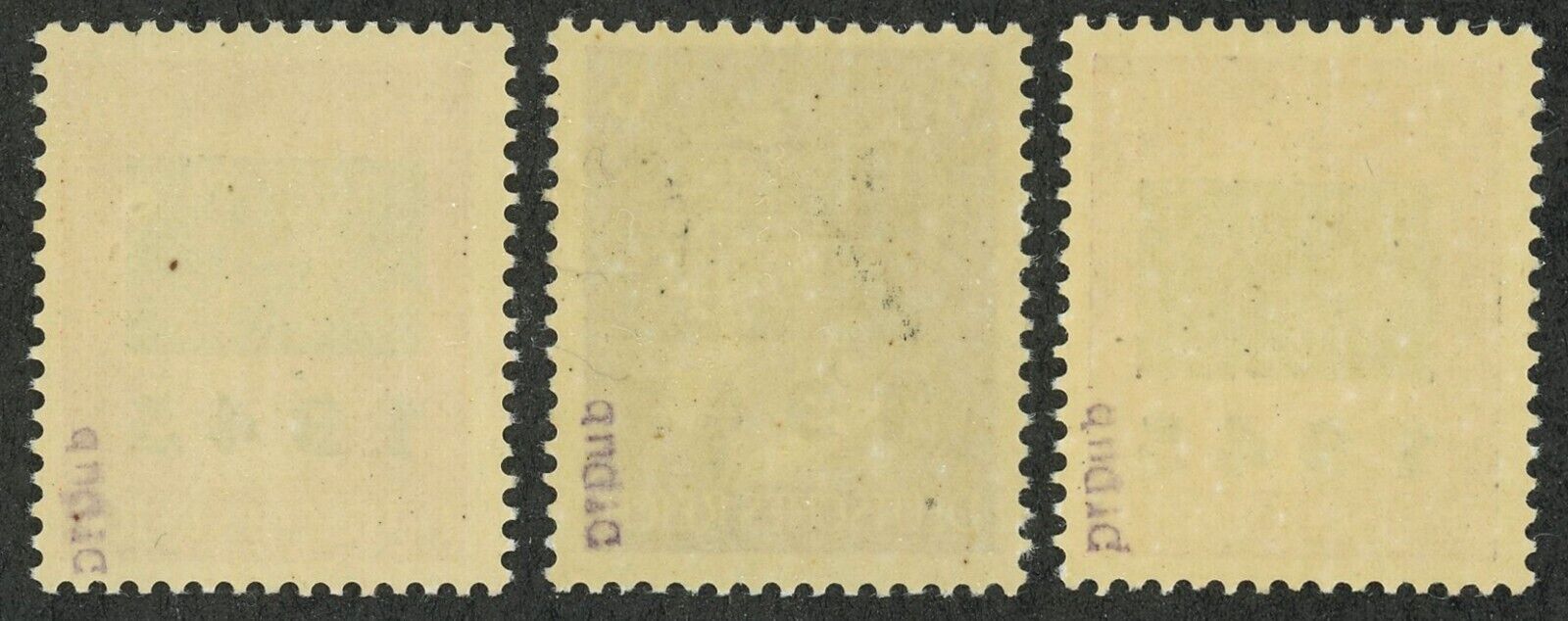 Germany Netzschkau Adolf Hitler Overprint Postage Stamps Signed 1945 ...