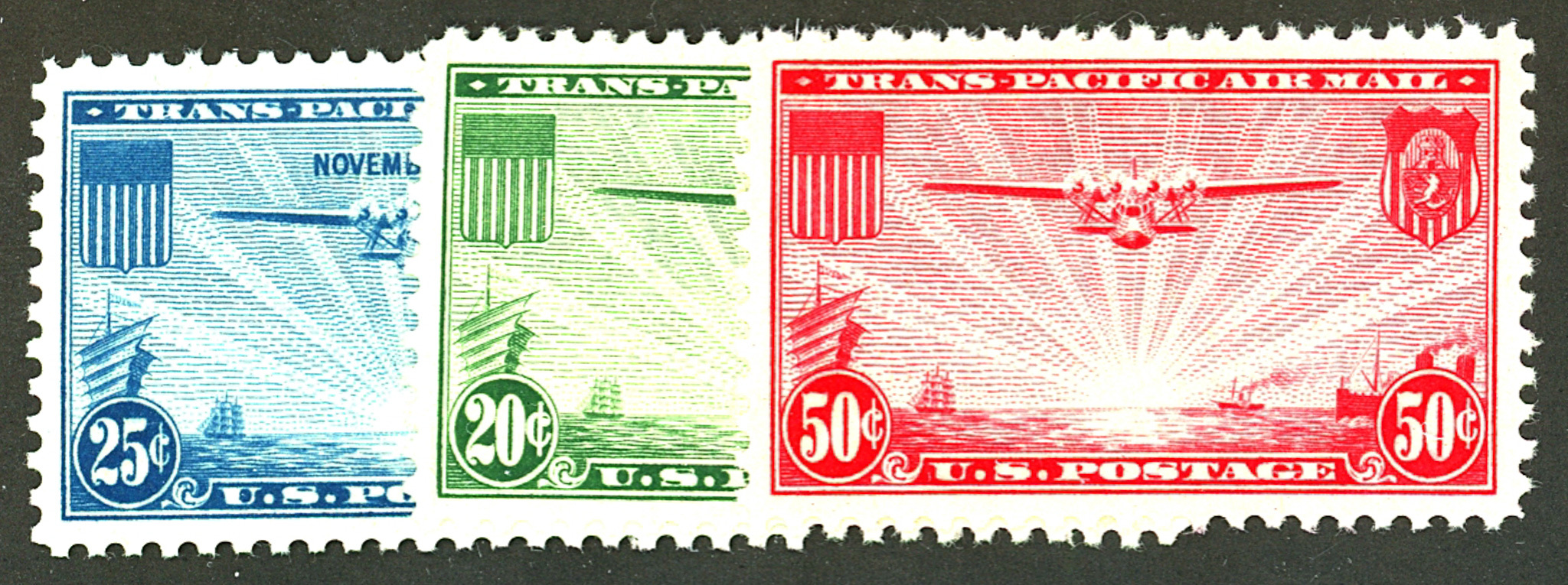U.S. #C20-C22 Mint OG NH SET | United States, Air Mail Stamp / HipStamp