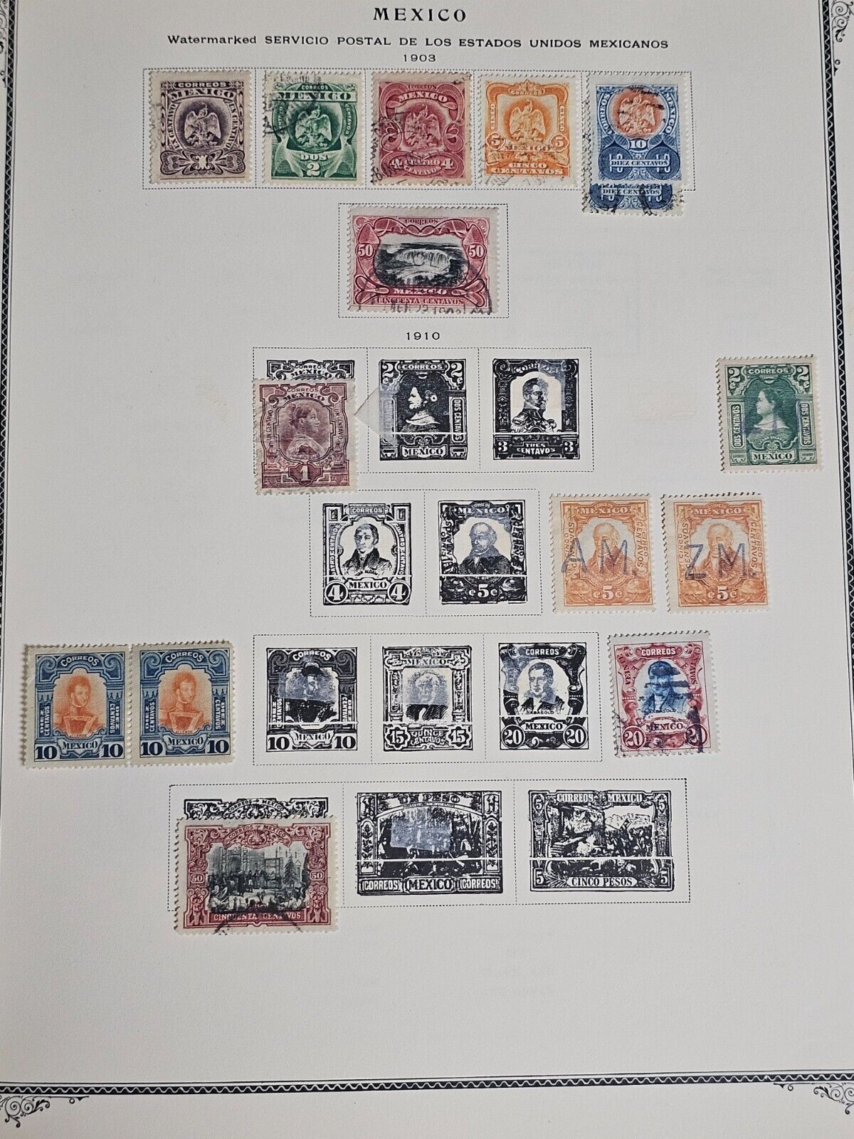 Mexico Stamp Collection in Scott Specialty Album | Central & South ...