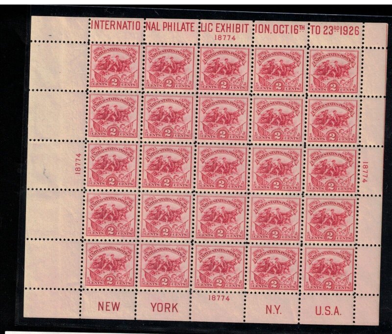 USA #630 Very Fine Mint Never Hinged Souvenir Sheet | United States ...