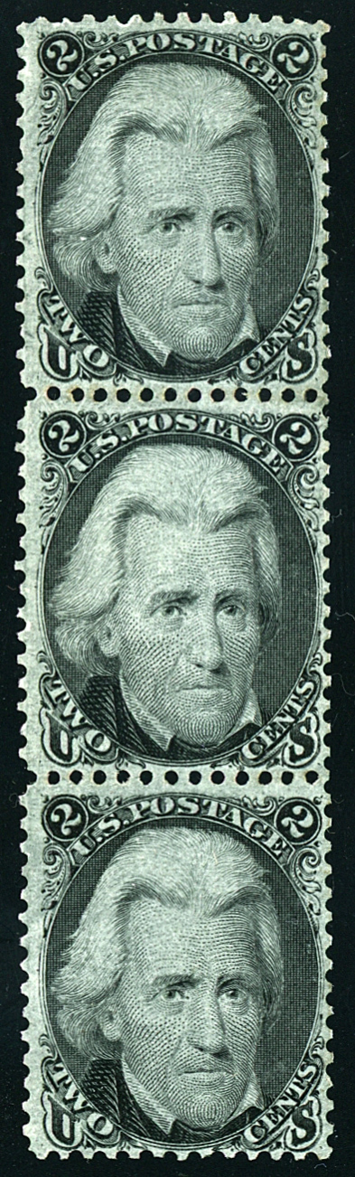 U.S. #73 Mint Strip of 3 With PF Cert(Copy ) OG | United States ...