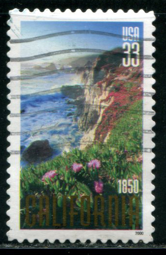 3438 US 33c California SA, used | United States, General Issue Stamp ...