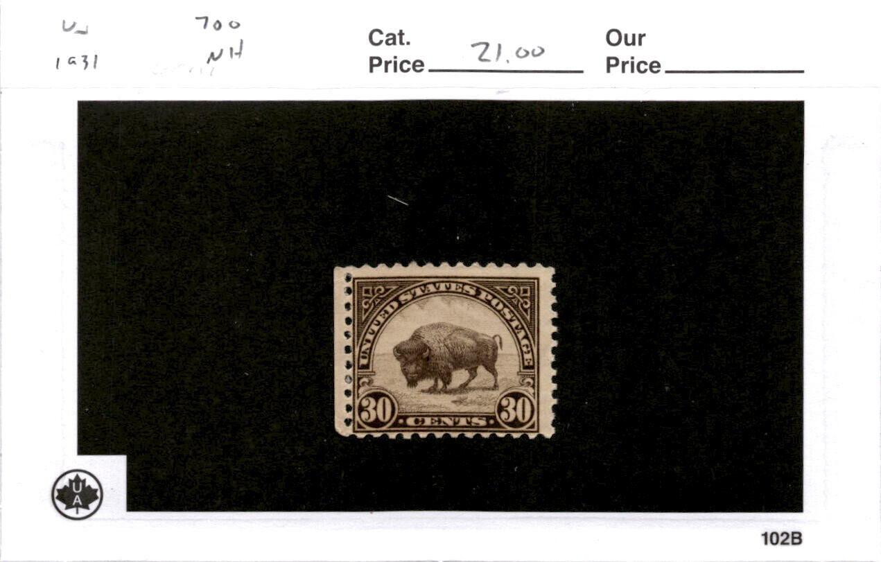 United States Postage Stamp, #700 Mint NH, 1931 Buffalo (AD) | United ...