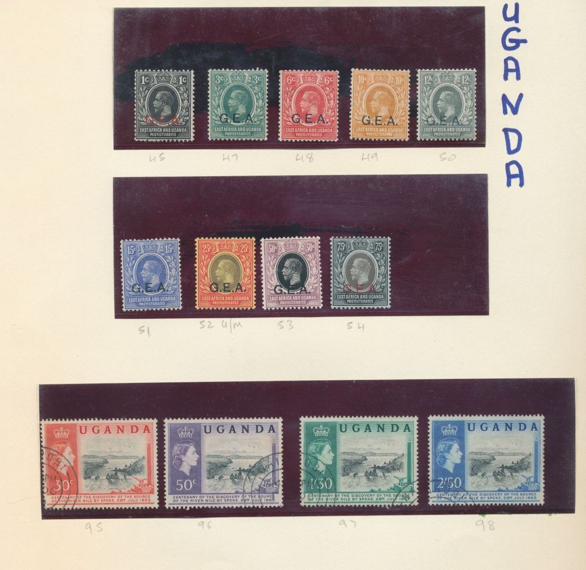 Uganda GEA GV/1980s M&U Birds Flowers Sheets (Apx 110) BL1905 | Africa ...