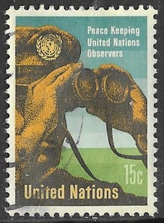UN-NY # 160 Peace-Keeping Observers (1) VF Used | Worldwide - United ...