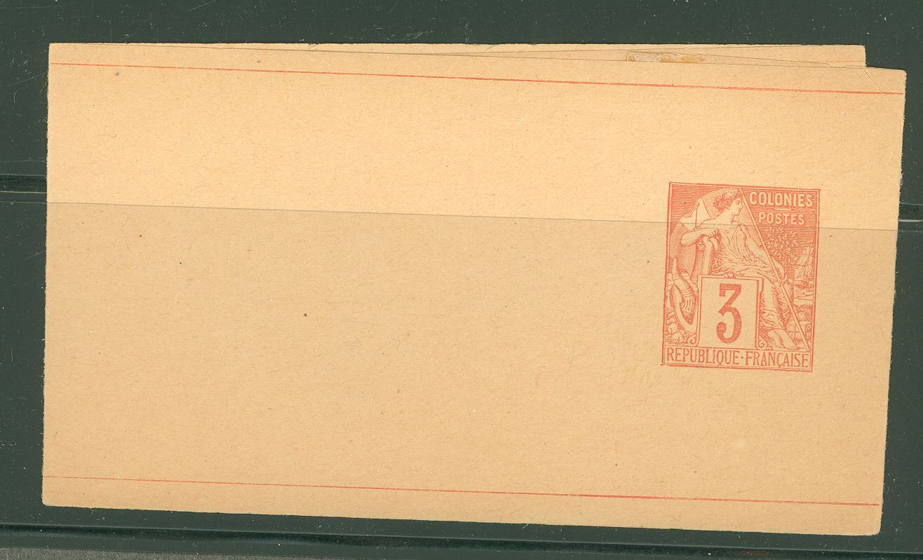 French Colonies (General Issues) 1889 3c brick red on buff | Worldwide ...