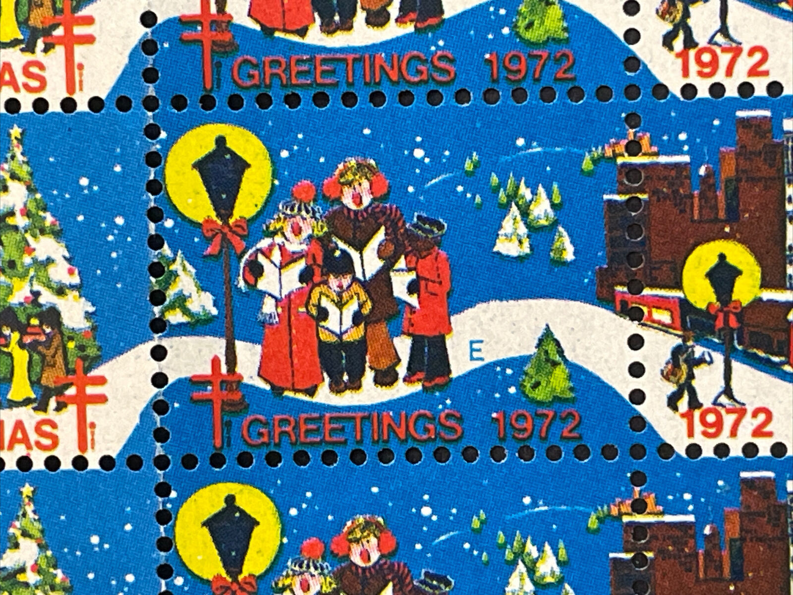 1972 US Christmas Seals MNH Sheet of 100, Sc# WX247 E | United States ...