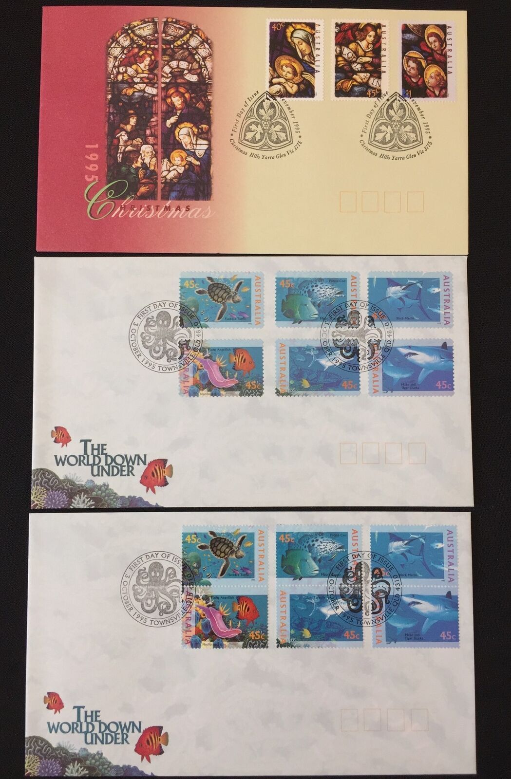 Australia 1995 FDC Covers (Apx 25) Incl.Sheets Wildlife Coin ( AB654 ...