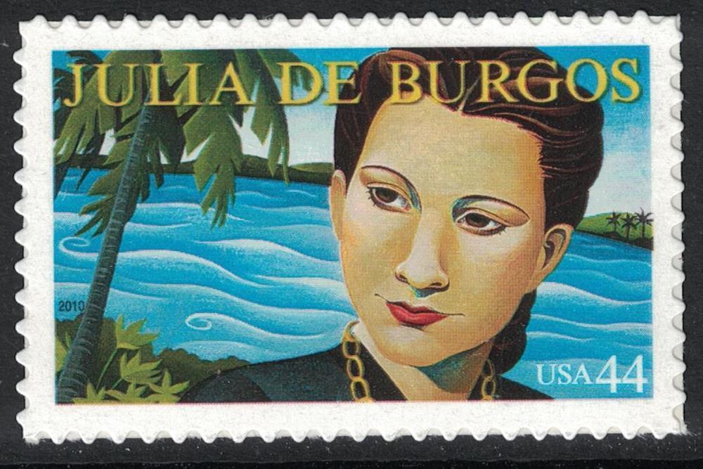 Scott 4476- Julia de Burgos, Poet- MNH (S/A) 44c 2010- unused mint ...