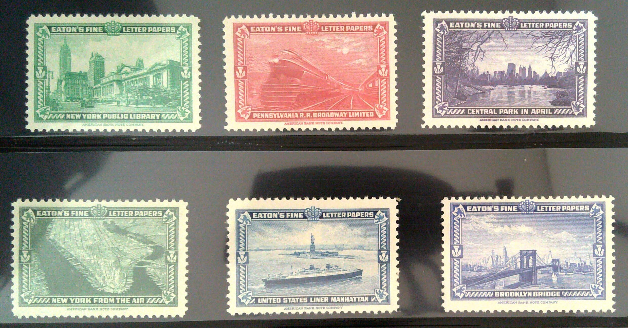 Eaton's Fine Letter Papers - HR - OG | United States, Stamp / HipStamp