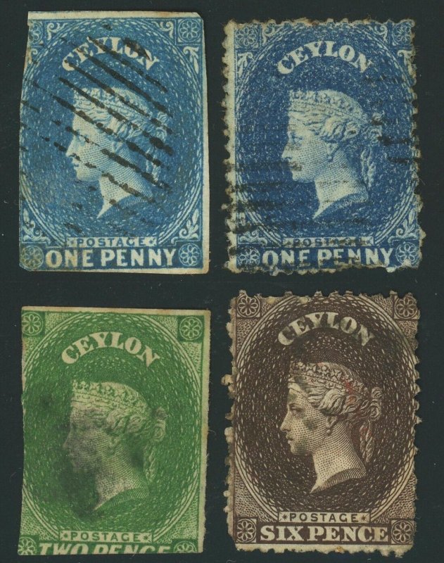Ceylon Queen Victoria British Commonwealth Postage Stamps Used | Asia ...