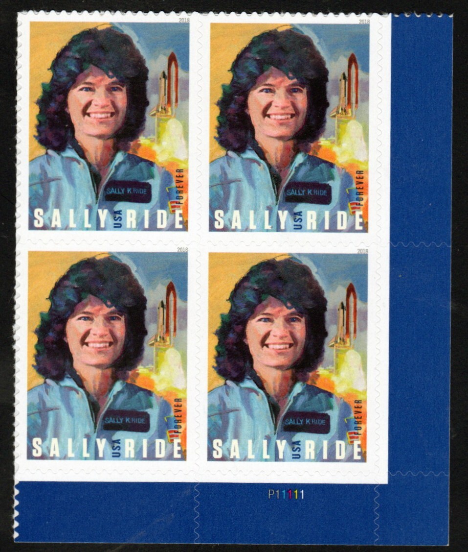 SC# 5283 - (50c) - Sally Ride - 1st Amer. Woman in Space, MNH Plate ...
