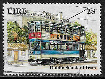 Ireland #682 Used Stamp - Irish Tram (h) | Europe - Ireland, General ...